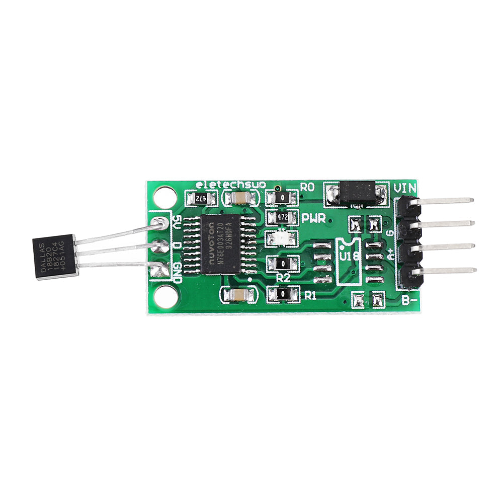 3 stks ds18b20 5v rs485 com uart temperatuur acquisitie sensor module – 123materialen
