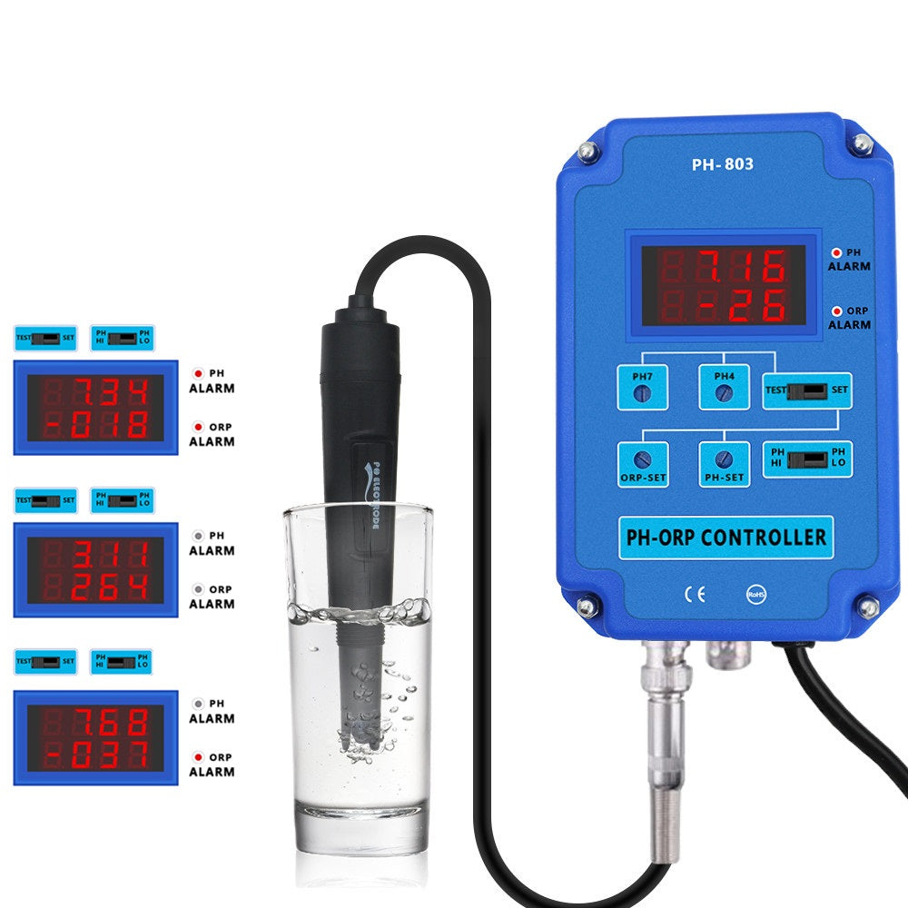 2 in 1 digitale ph orp redox-controller monitor waterkwaliteitsmeter t – 123materialen