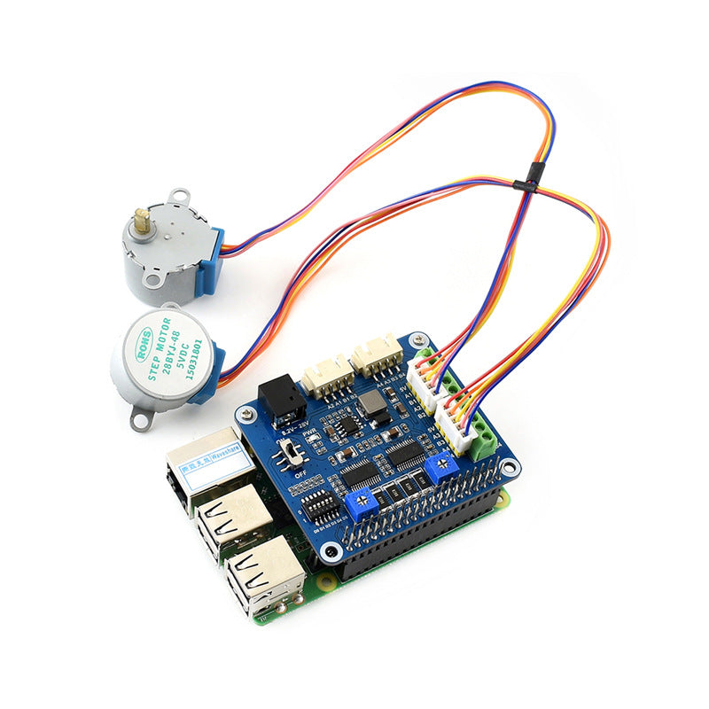 stepper stappen motor hat voor raspberry pi drv8825 stuurt twee steppe – 123materialen