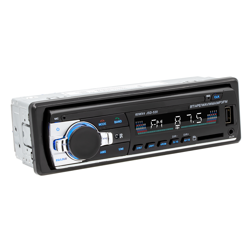 jsd-520 autoradio mp3-speler usb sd-kaart aux in fm bluetooth lossless ...