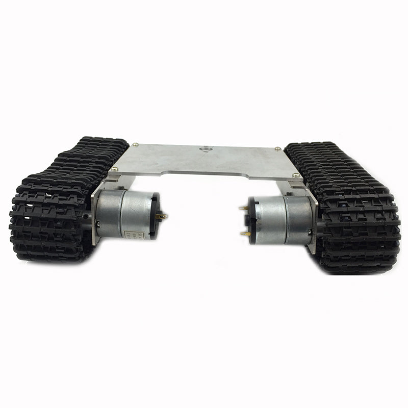 aluminium robot chassis tank rc radiografische smart auto met rupsband ...