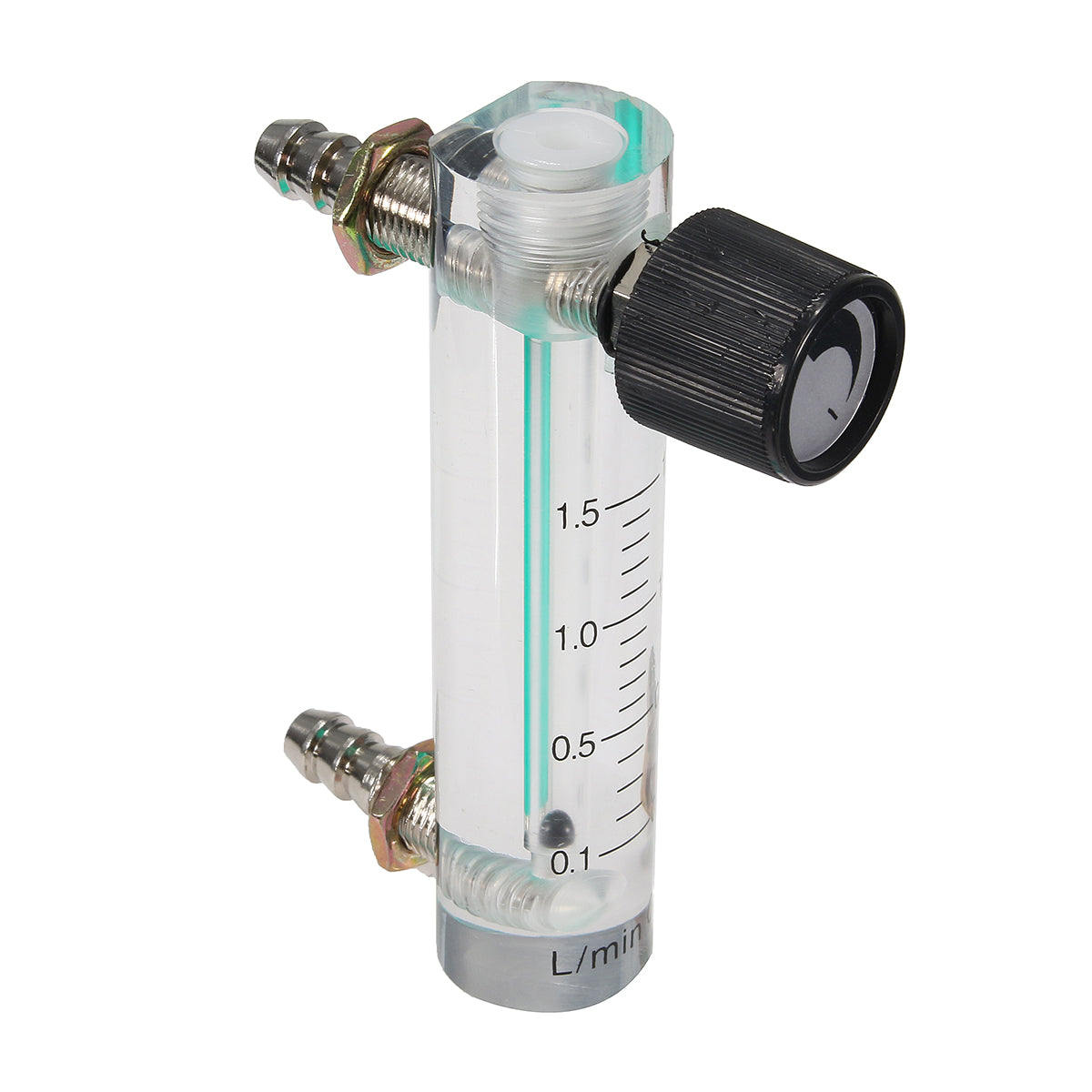 zuurstofstroommeter debietmeter met regelklep voor zuurstof lucht gas ...
