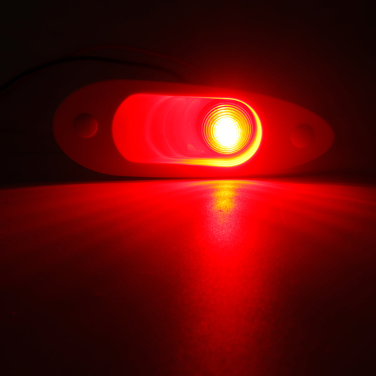 paar 12v rood + groen led navigatie signaal zijlichten voor marine boa ...