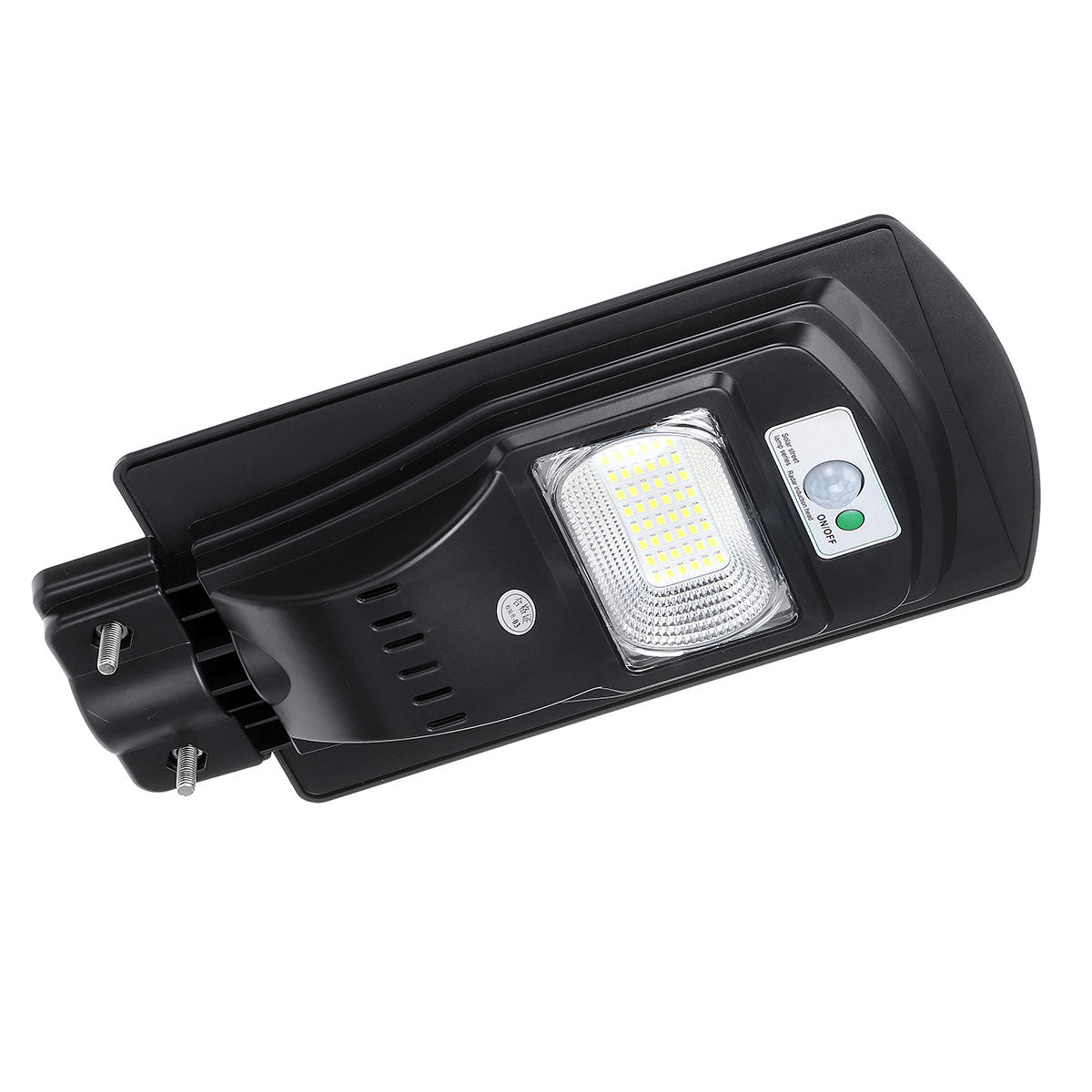 40w led op zonne-energie wall street light pir motion outdoor tuinlamp ...