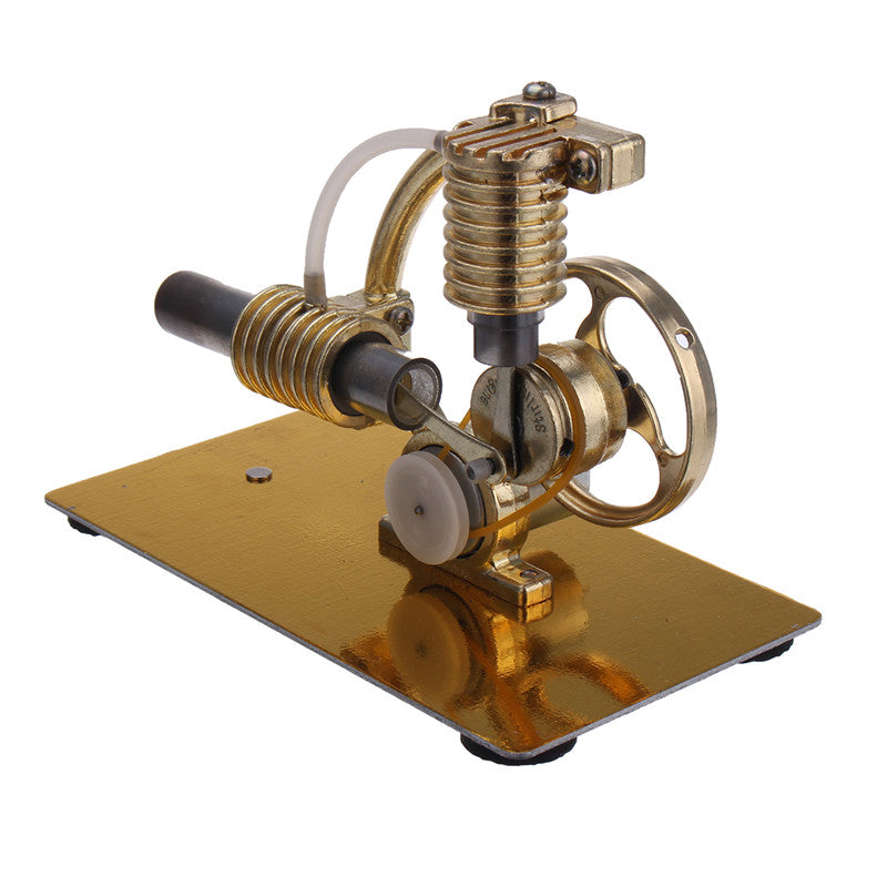 metalen stoommachine stirling engine model generator met bulb science ...