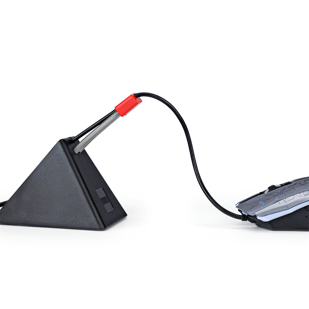 bubm sbxj-01 flexible mouse bungee cord clip cable holder line fixer c ...