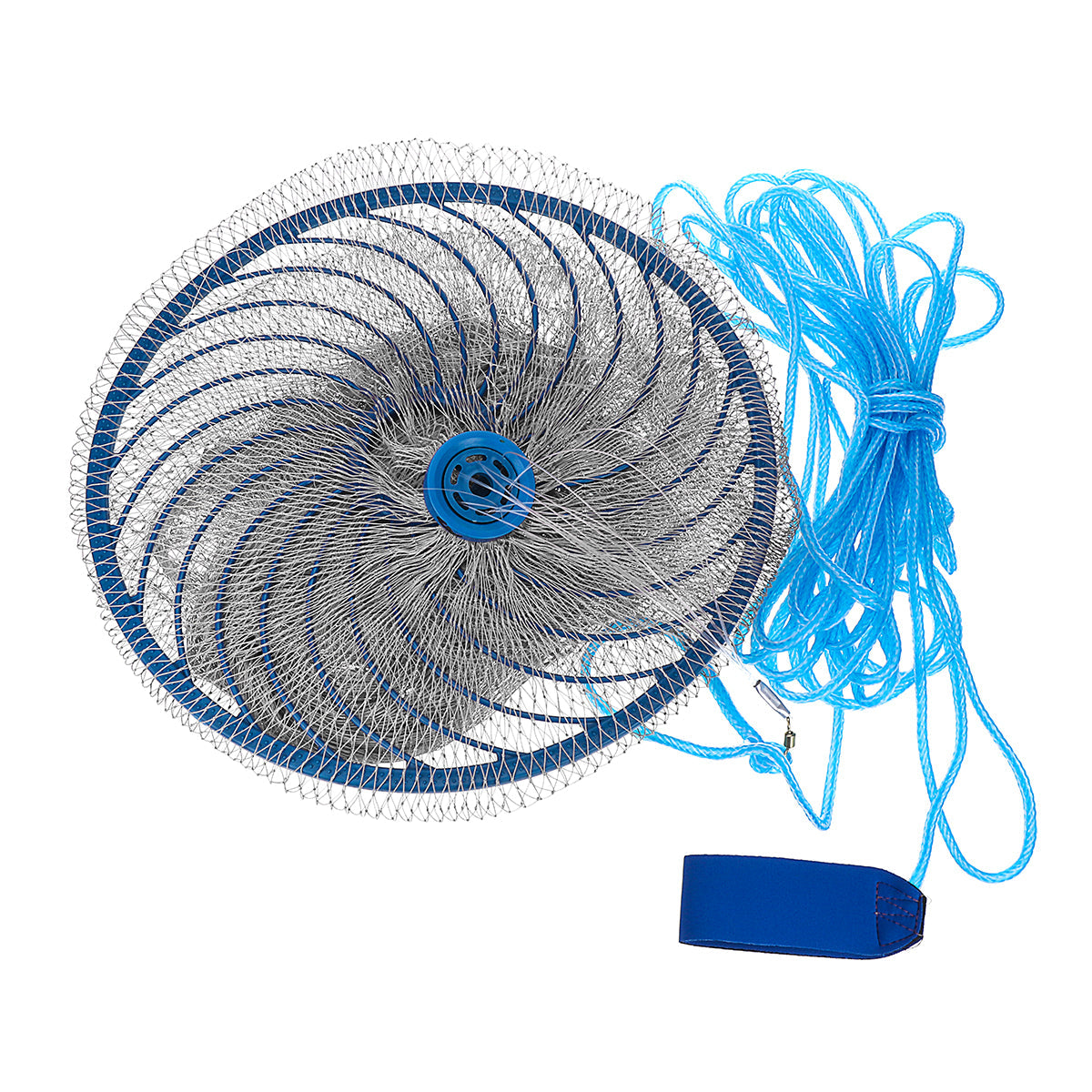 3.0 m groot visnet nylon monofilament gaas. makkelijk werpend zinklood ...