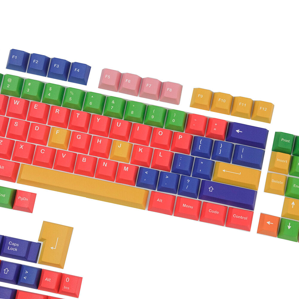 133 toetsen colorful keycap set pbt-sublimatie cherry profile custom k ...