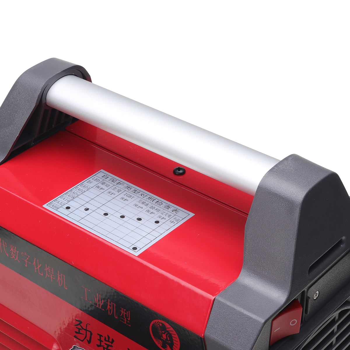 zx7-315 220v 380v 100a elektrische handheld igbt-omvormer digitale las ...