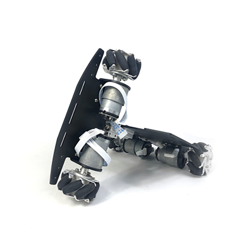 mecanum wheel single-layer trolley chassis omni-wheel smart car metale ...