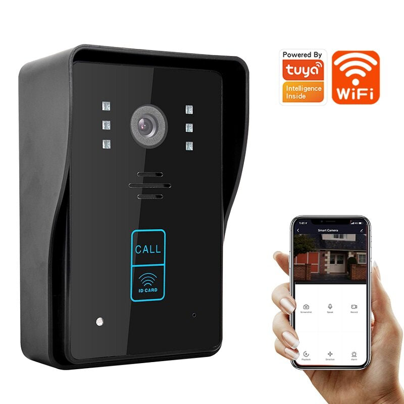tuya smart 1080p draadloze wifi video deurbel twee-weg intercom unlock ...