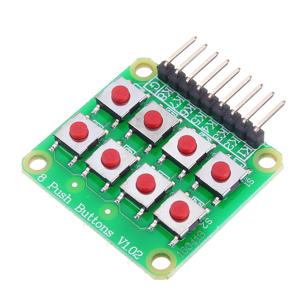 10 stuks micro switch 2x4 matrix toetsenbord 8 bit toetsenbord extern ...