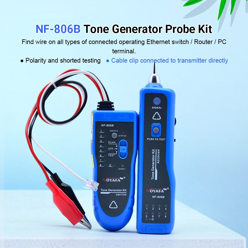 noyafa nf-806b wire tracker wire tracer cable tester utp stp rj45 rj11 ...