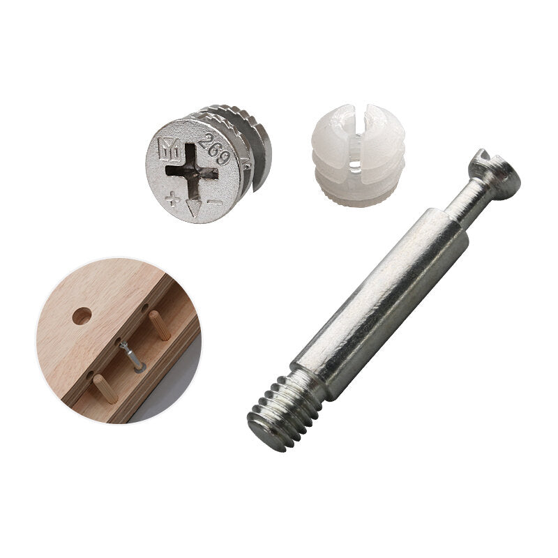 wnew 20 stuks 3-in-1 schroef meubels connector fixer excentrieke wiel ...