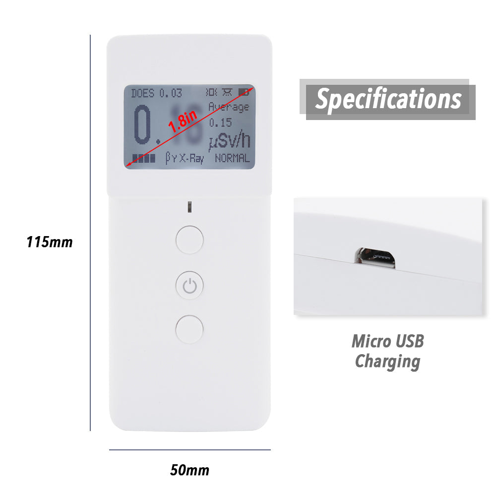 kb6011 geigerteller stralingsdetectie persoonlijke dosimeter detectie ...