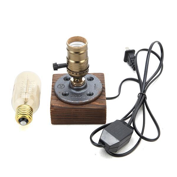 loft vintage t45 edison bulb tafellamp waterleiding licht home bar dec ...