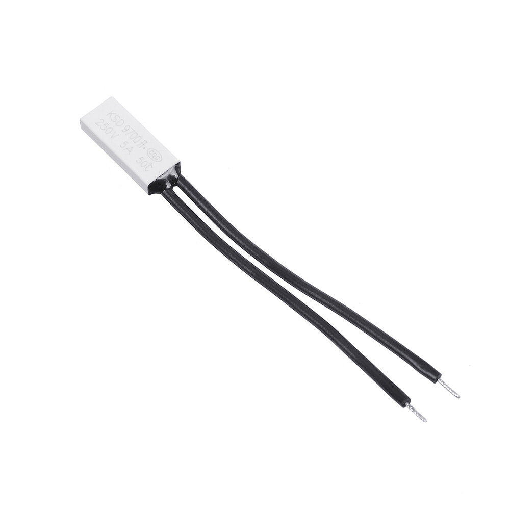 250v 5a 50 ℃ kunststof thermostatische temperatuursensor schakelaar nr ...