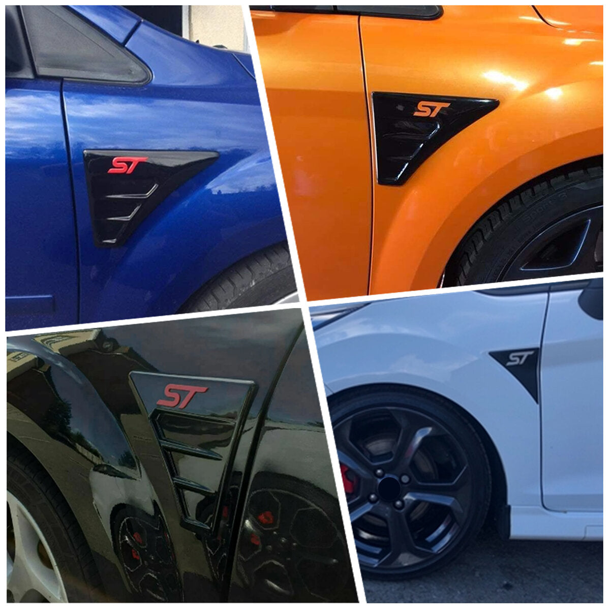 st wing badges focus stuks wing badges voor focus wing vents voor ford ...