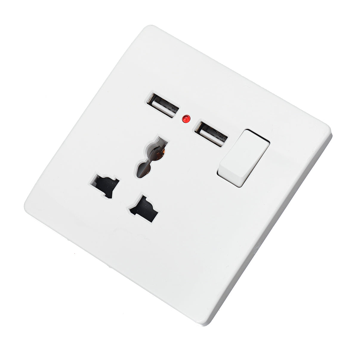13a stopcontact schakelaar dubbele usb oplaadpoorten aansluiting stopc ...