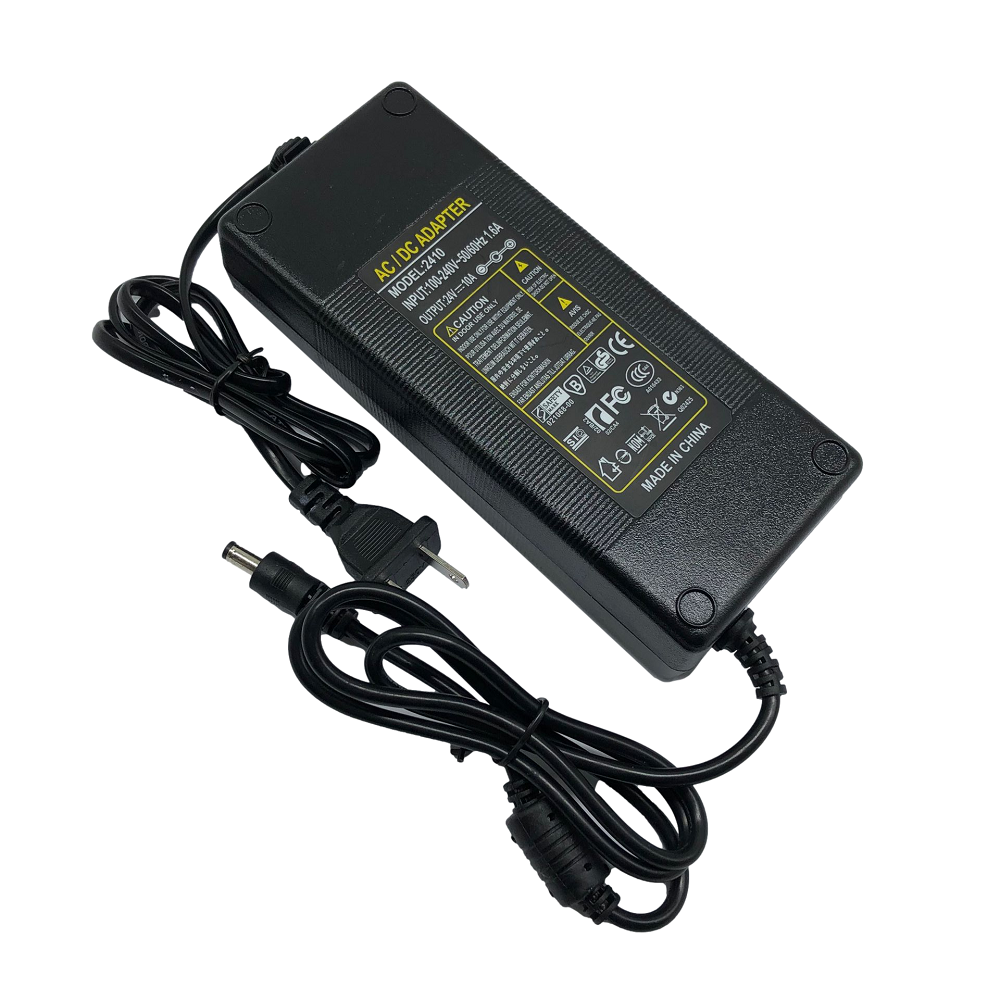 dc 24v 10a ac / dc-adapter verstelbare voeding universele adapteroplad ...