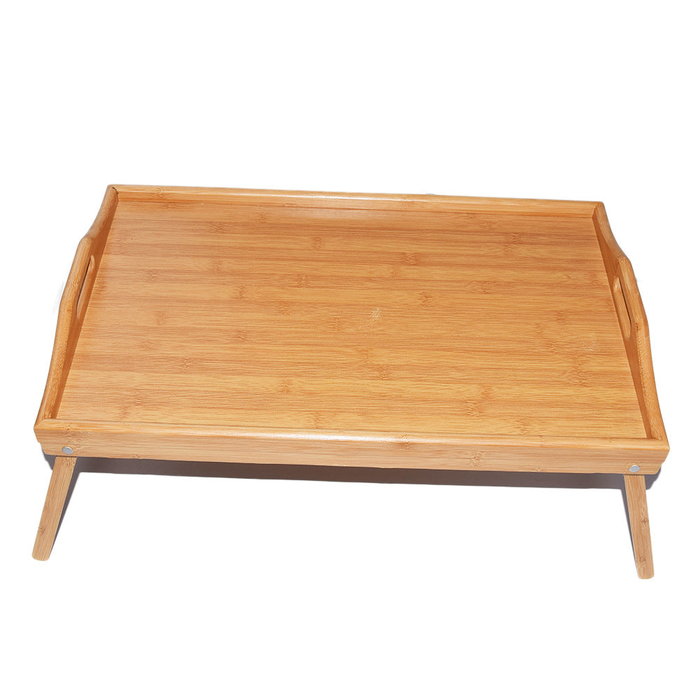 bamboe opvouwbare tafel ontbijttafel laptop bureau laptop bed tafel di ...