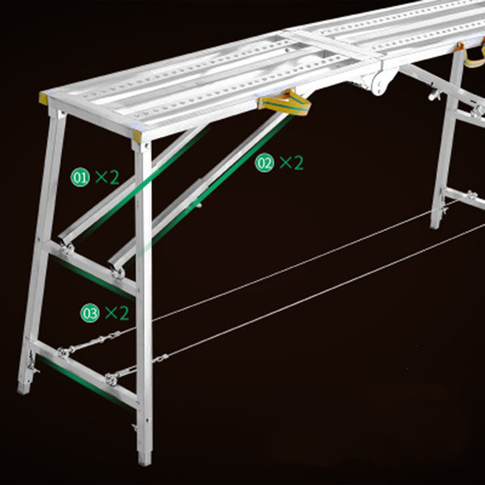 folding vice bench staging scaffold step ladder scaffolding werkplatfo ...
