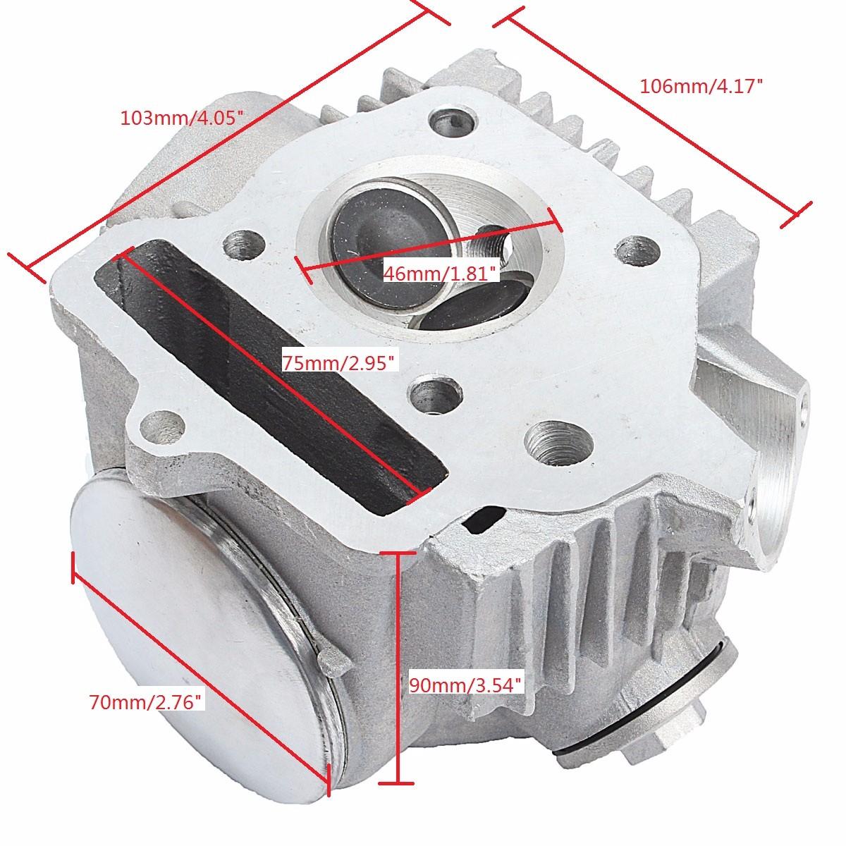 cilinder motor motor rebuild kit voor honda atc70 ct70 trx70 crf70 xr7 ...