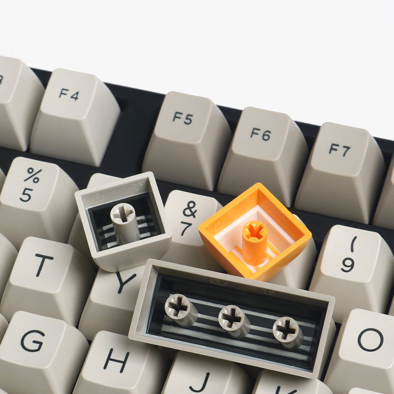 domikey 159 key 1980s grijs wit sa profiel abs plastic keycaps keycap ...