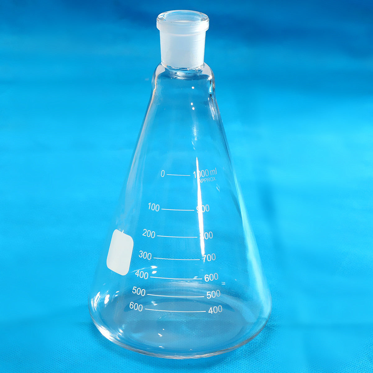 1000 ml 24/29 glazen erlenmeyer met schaalverdeling 1 liter conische v ...