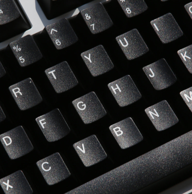 kbdfans epbt 153 toetsen zwart keycaps cherry profiel sublimatie abs t ...