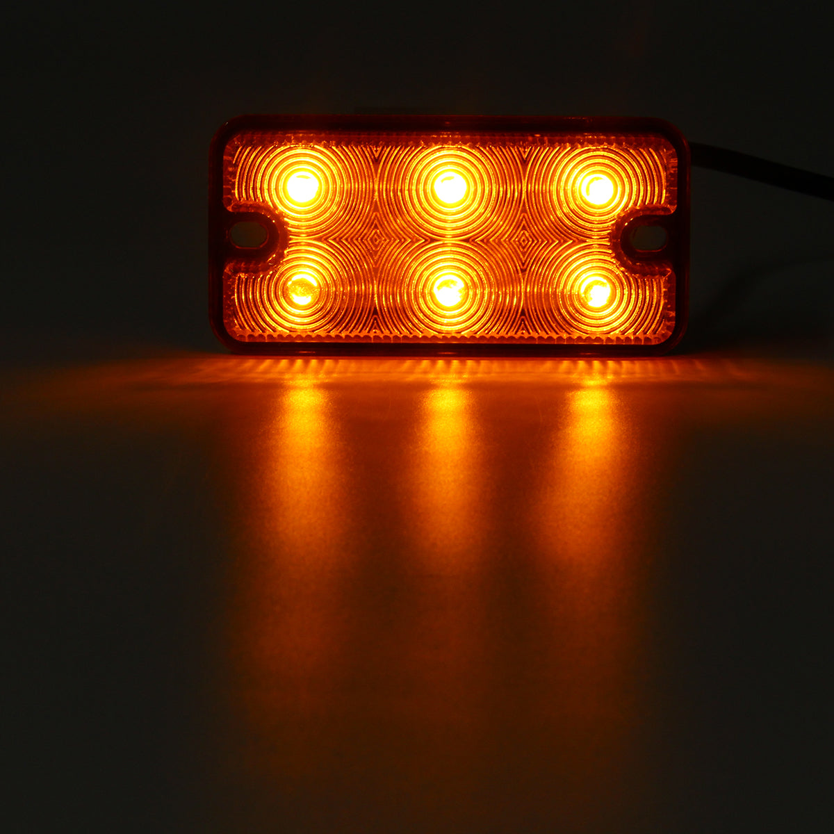 12v-80v 6 led-indicator amber stop achterlichten voor boottrailer ...