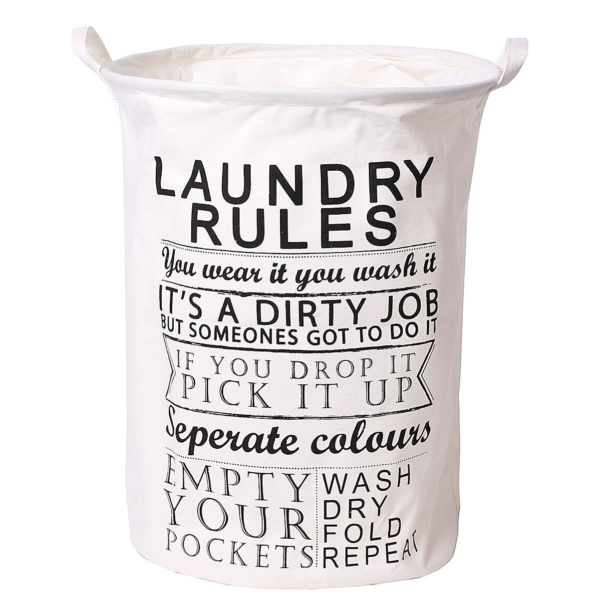 opvouwbare wasmand ronde wasmand katoen linnen opvouwbare wasmand wate ...
