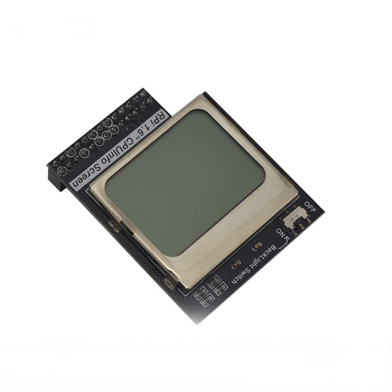 praktische cpu-info 1,6 inch 84x48 matrix lcd memory display module me ...