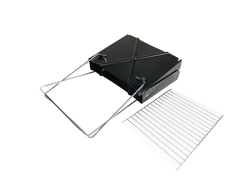 opvouwbare barbecue -vouwt als een laptop- barbecue nu waar je maar wi ...