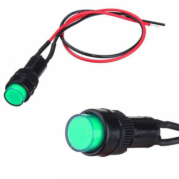 10x10mm universele led-indicator dashboard waarschuwingslampje lamp ...