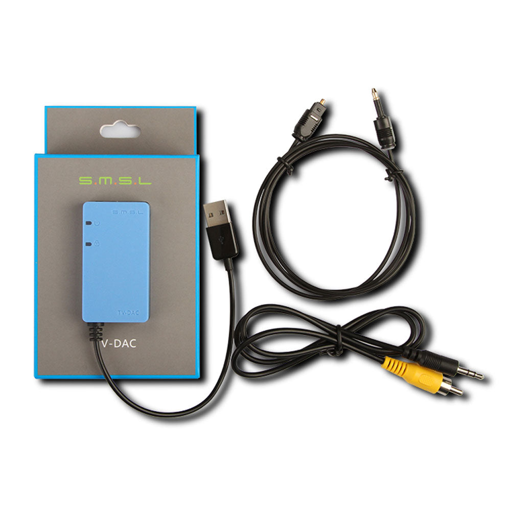 smsl tv-dac hifi digitale optische coaxiale analoge stereo rca audio c ...
