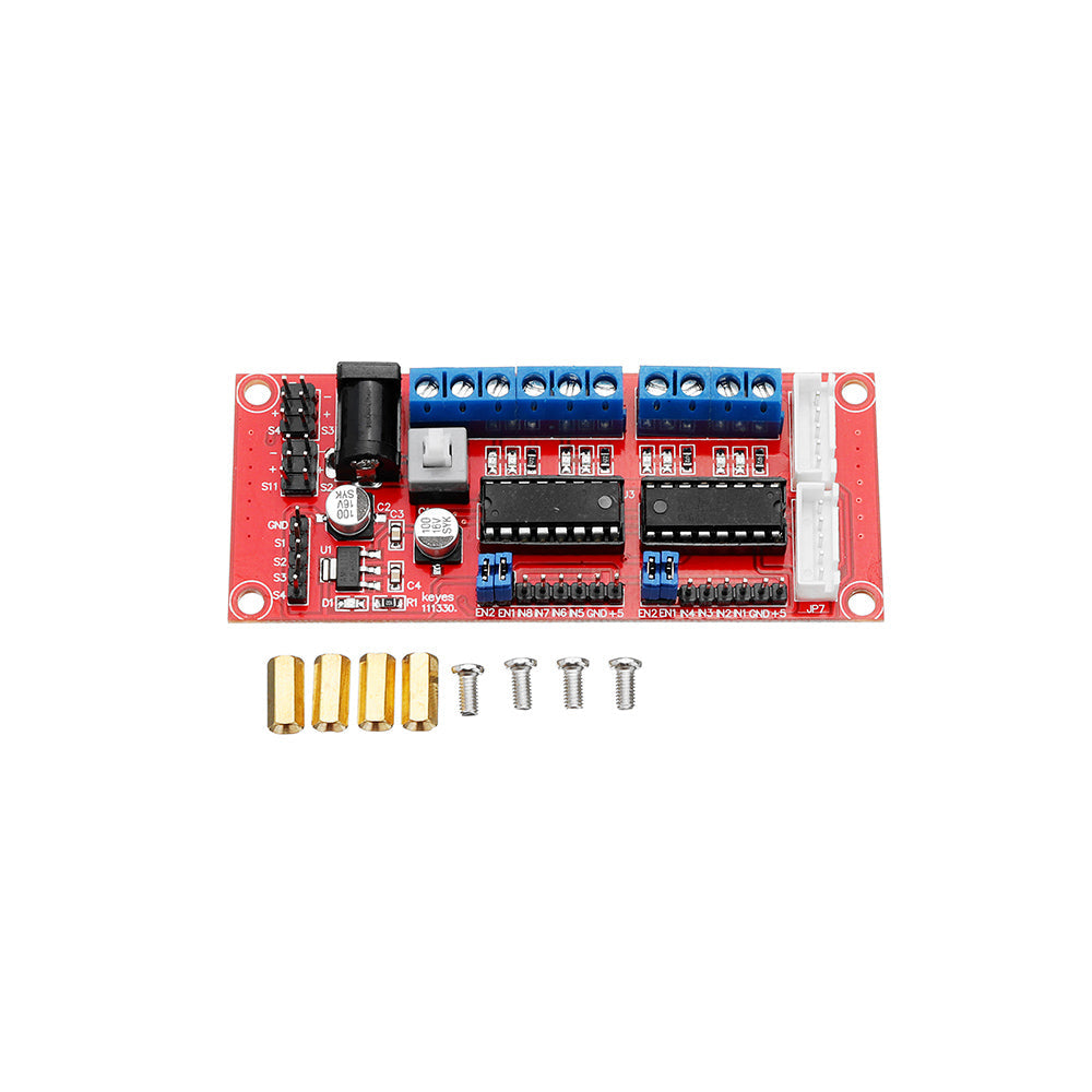 l293d 4wd dc motor dual h-bridge driver control module voor smart auto ...