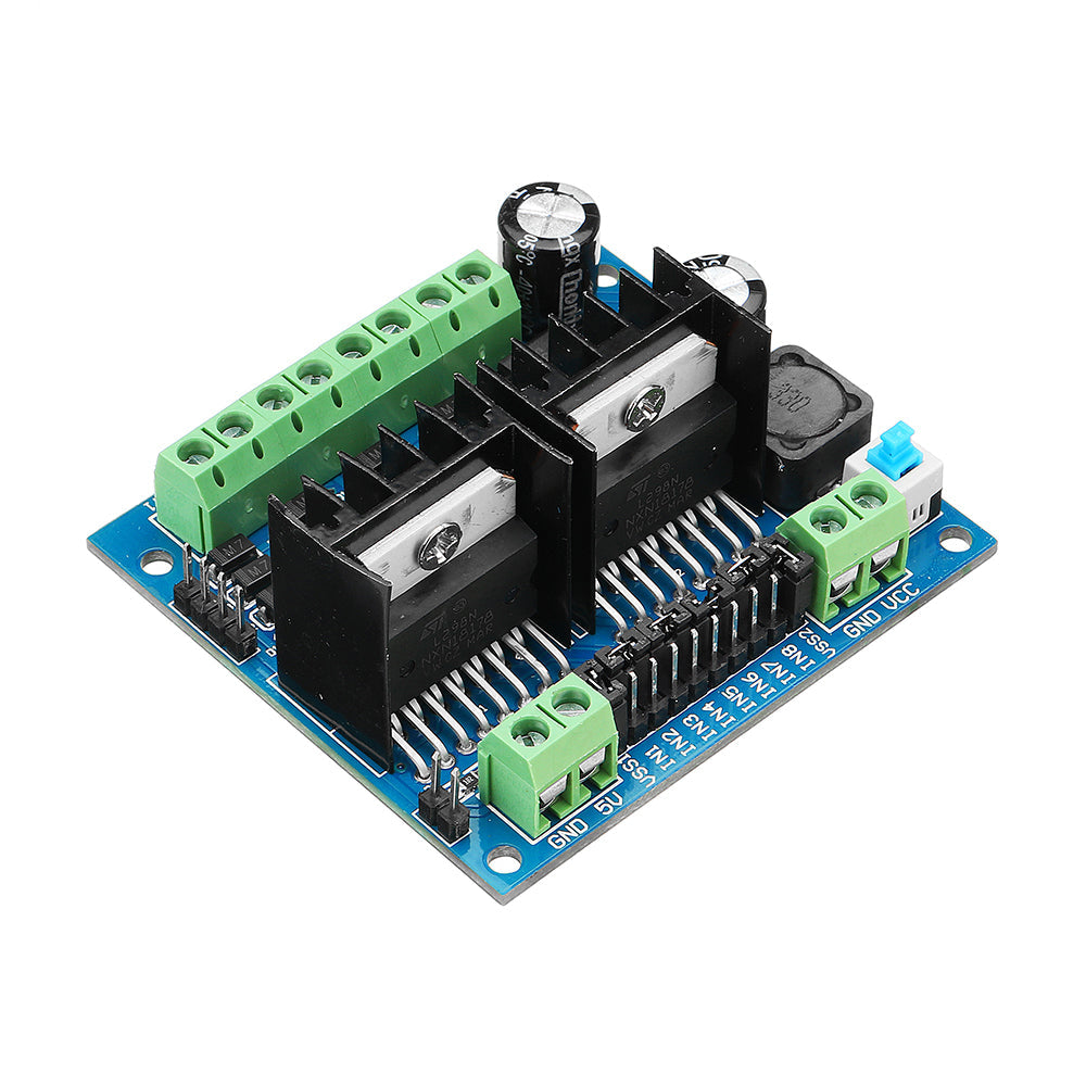 l298n motor driver module vier kanaals motor driver smart car module ...