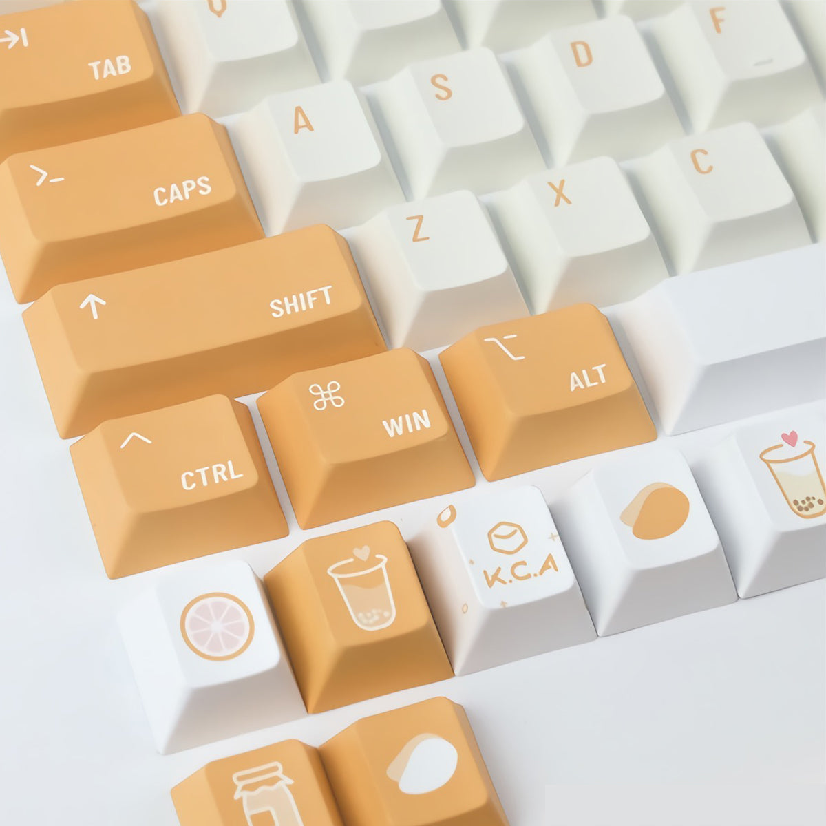 132 toetsen mango pomelo sago pbt keycap set cherry profile sublimatio ...