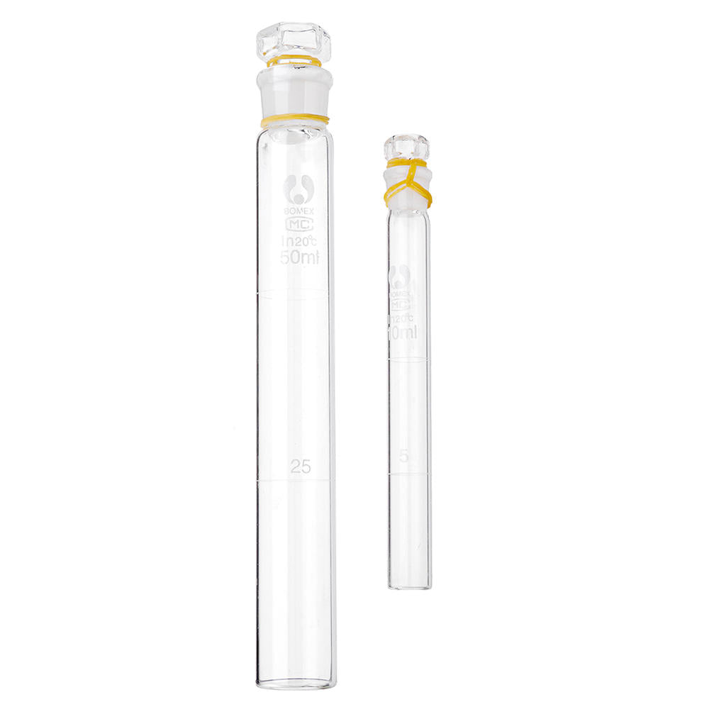 12 stuks/partij 10/25/50/100 ml glazen colorimetrische buis pipet lab ...