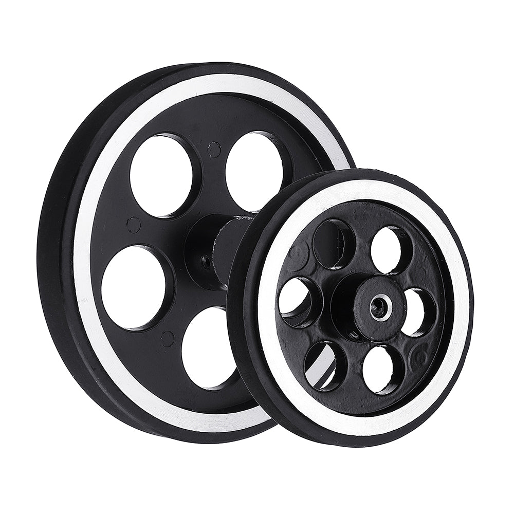 95mm/65mm aluminium frame wiel + 12v dc motor met kabel dhz kit voor s ...