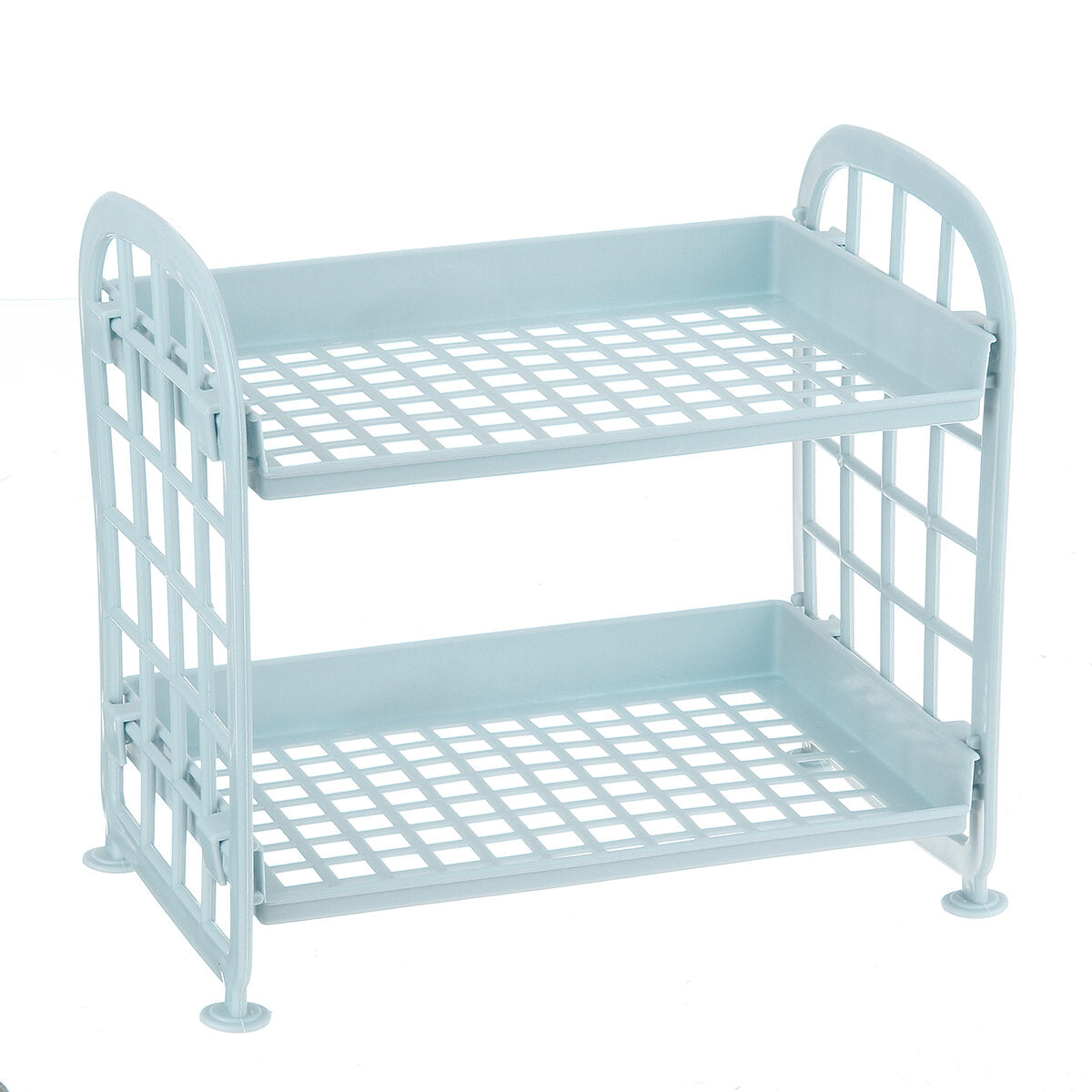 dubbellaags hol rek multifunctionele plastic plank desktop organizer b ...